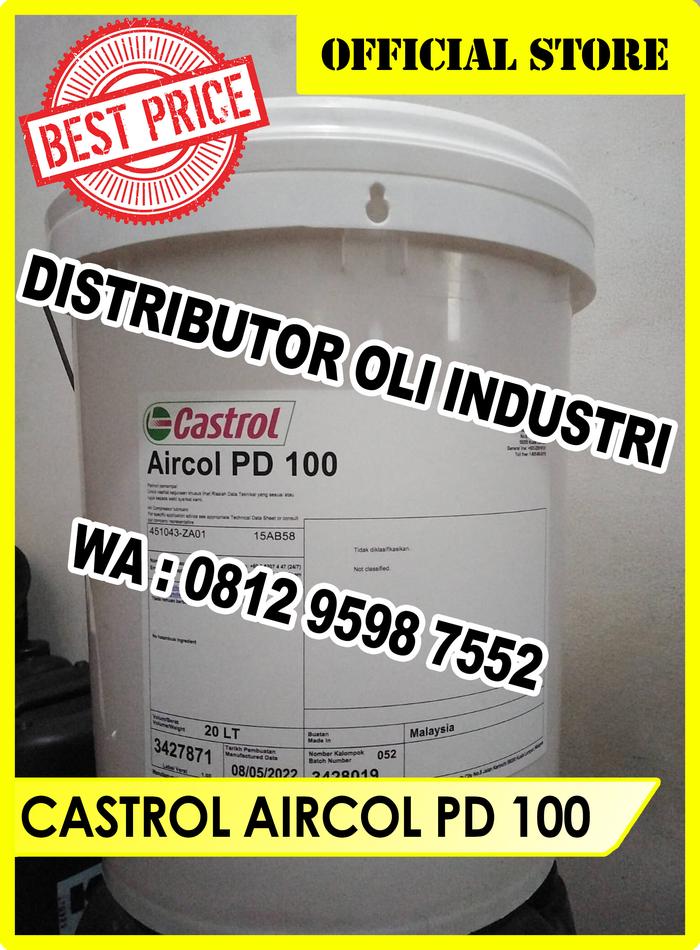 Jual CASTROL AIRCOL PD 100 ( Air Compressor Oil - Ready Stock ) - Kota ...