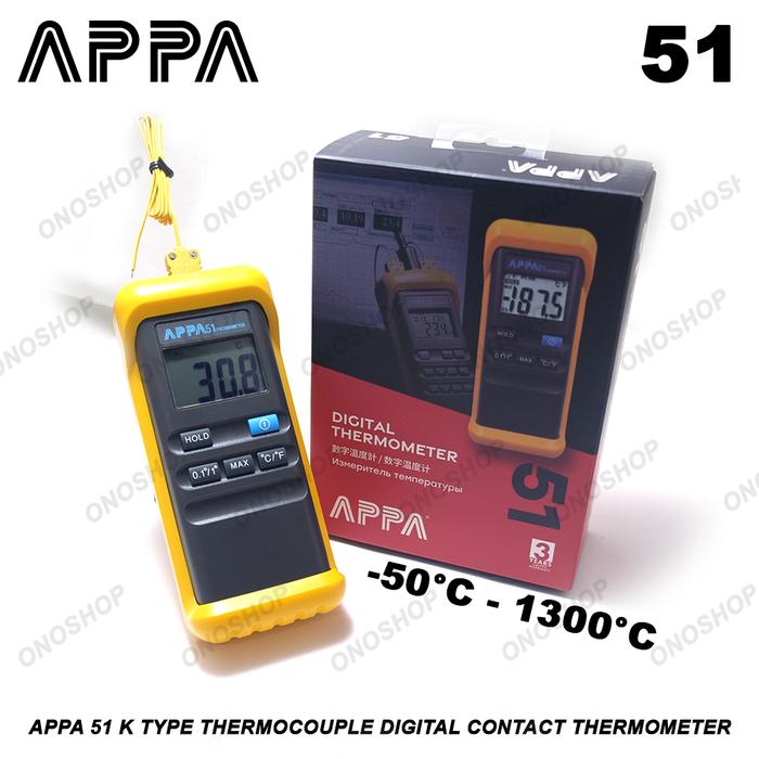 Jual APPA 51 Digital Contact Thermometer - Jakarta Barat - ONO SHOP | Tokopedia