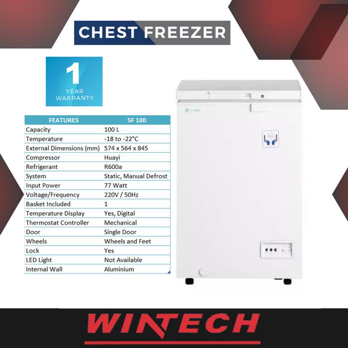 Jual Starcool SF-100 Chest Freezer Box Pintu Solid Low Watt - Jakarta ...