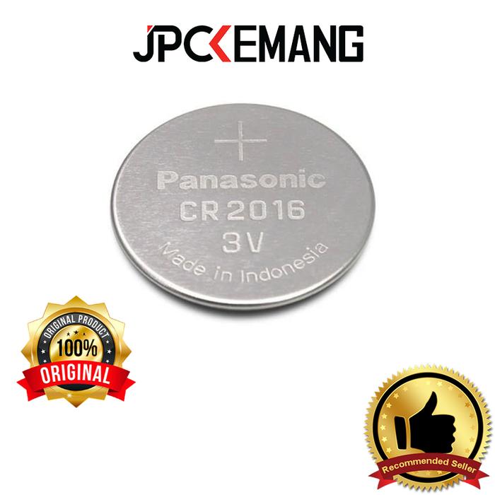 Jual Panasonic Lithium Battery CR2016 3V Baterai Panasonic CR 2016 ...