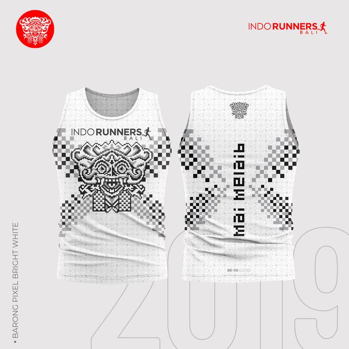 Jual IRB - Barong Pixel 2019 - Bright White - Singlet Male, M - Kota ...