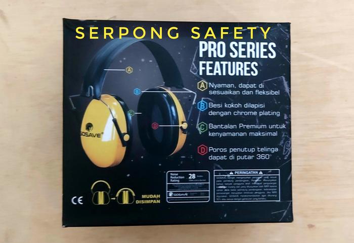 Jual Safety Ear Muff Pro Series Pelindung Telingga 28 Db Gosave Go Save ...