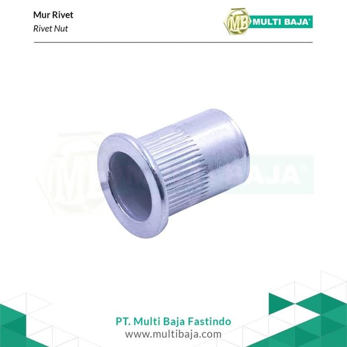 Jual Mur Rivet Nut Stainless Steel 304 M5 - M6 - Jakarta Barat - Multi Baja | Tokopedia