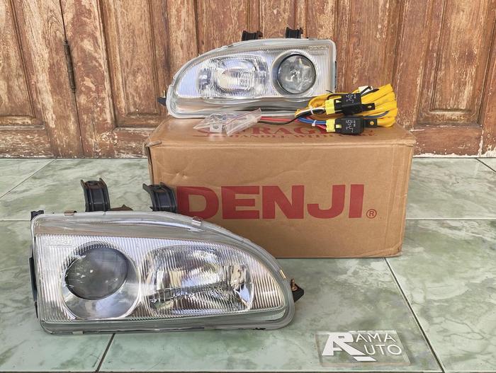 Jual Headlamp Lampu Depan Denji Original Honda Civic Estilo Genio EG6 ...