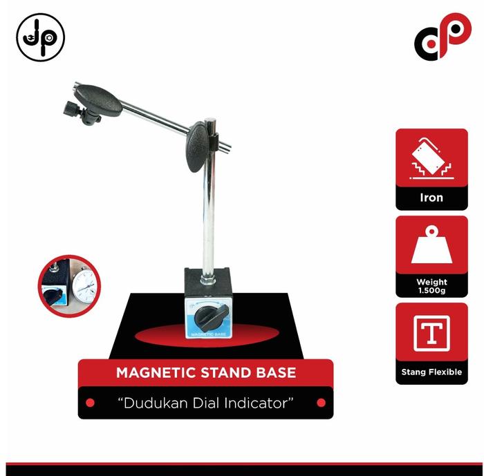 Jual Magnetic Stand Base Stang Flexible Dudukan Dial Indicator - Kota ...