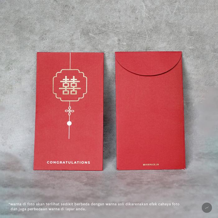 Jual Angpao Shuang Xi Angpau Sangjit Amplop Merah Red Wedding Envelope ...