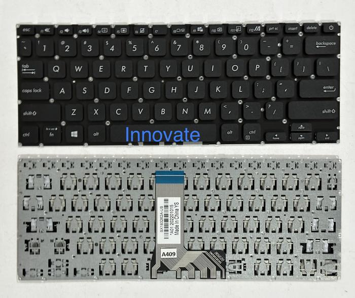 Jual Keyboard asus a409 A409ma A409j A409ja A409jb A409jp A409fj hitam ...
