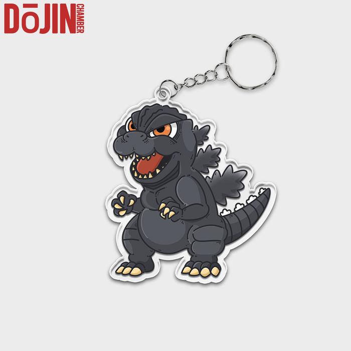 Jual Keychain Akrilik Godzilla | Chibi Series | Dojin Chamber - Kab ...
