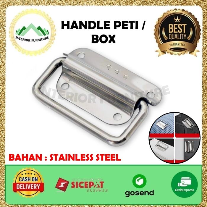 Jual Plat Handle pegangan peti box tarikan peti koper tarikan pegangan ...