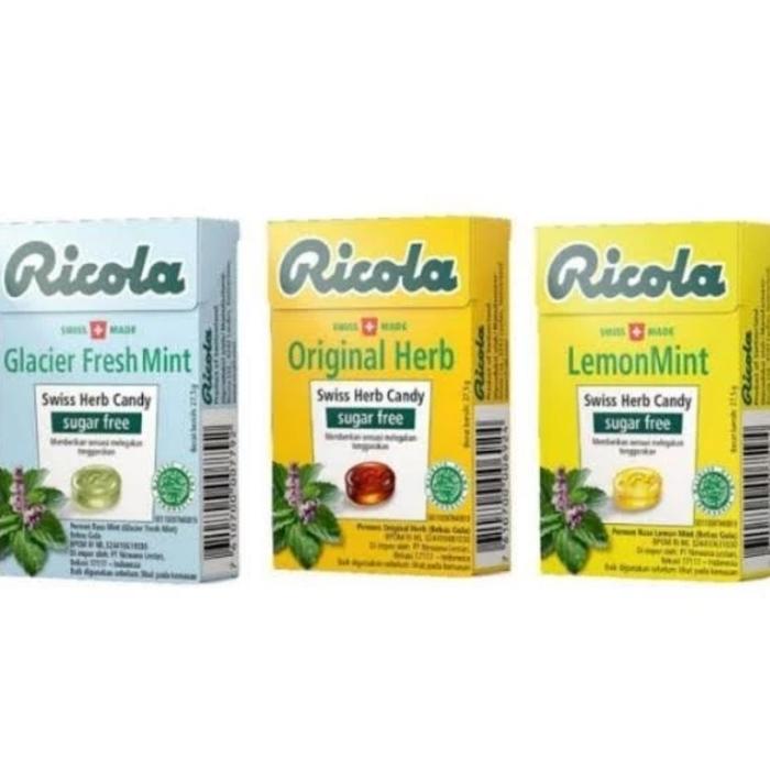 Jual Permen Ricola Swiss Herb Candy Permen Bebas Gula Kaleng Mint ...