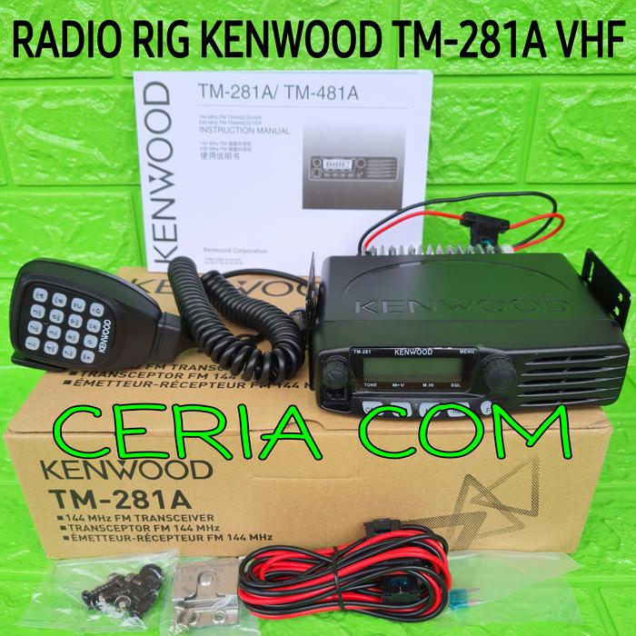 Jual RADIO RIG KENWOOD TM 281 VHF - RADIO RIG KENWOOD TM-281A TM 281A VHF - Jakarta Utara ...