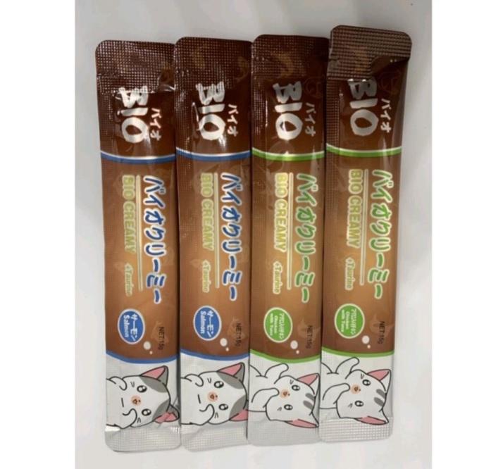 Jual Bio creamy 15gr snack kucing creamy treat adult kitten - Kota ...