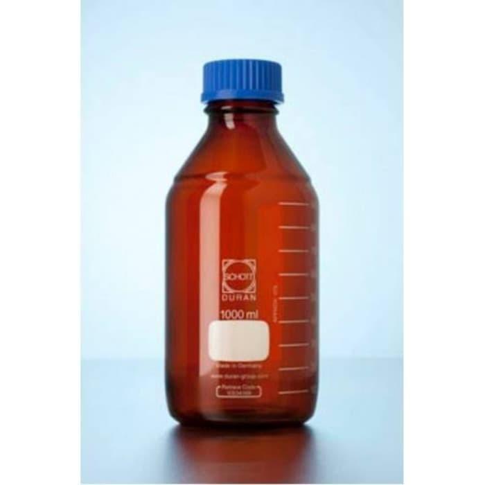 Jual Botol Lab 1000 ml 1 Liter Amber Laboratorium Laboratory Bottle ...