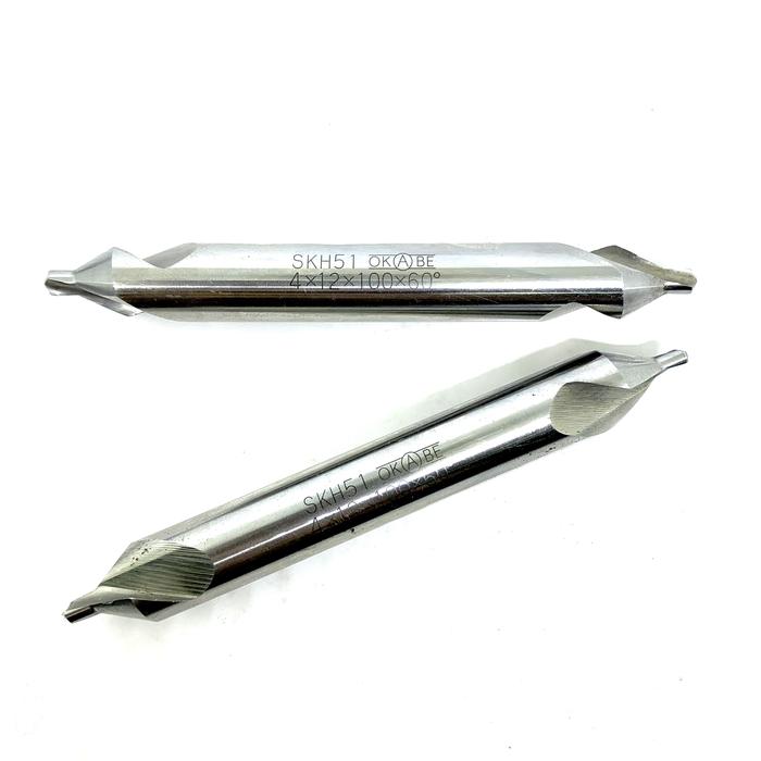 Jual Centerdrill 4 x 12 x 100 x 60° mm bekas seken OKABE Center drill ...
