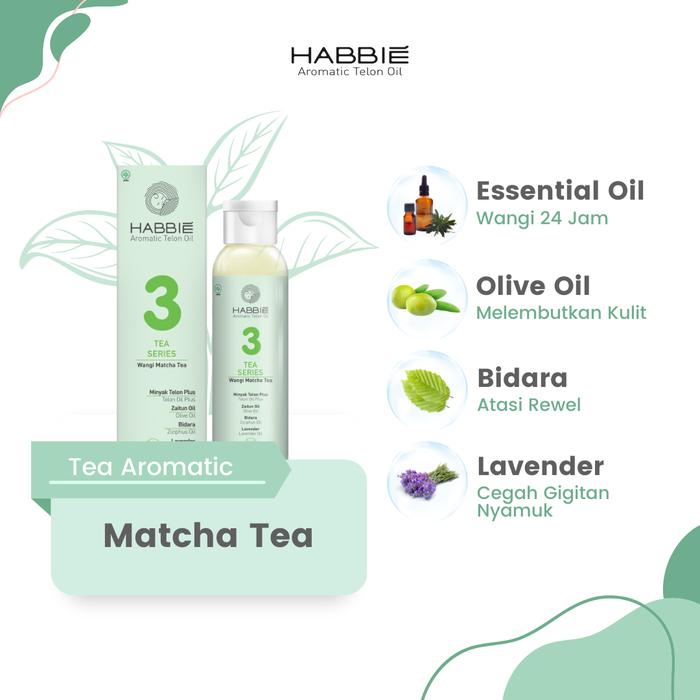 Jual Habbie Telon Aromatik - Tea Series - 3 Matcha Tea - Kab ...