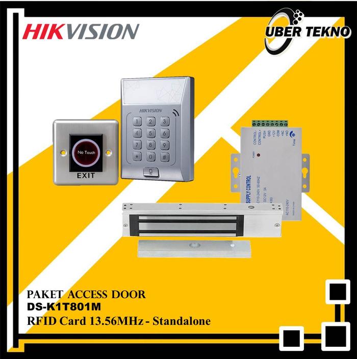 Jual Paket Access Control RFID Card Hikvision - Standalone Access Door ...