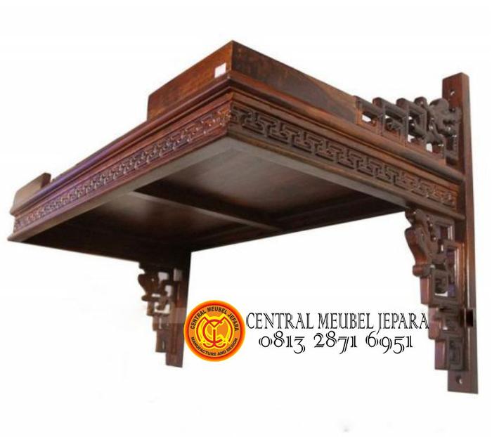 Jual meja altar sembahyang gantung bahan kayu jati - Kab. Jepara ...