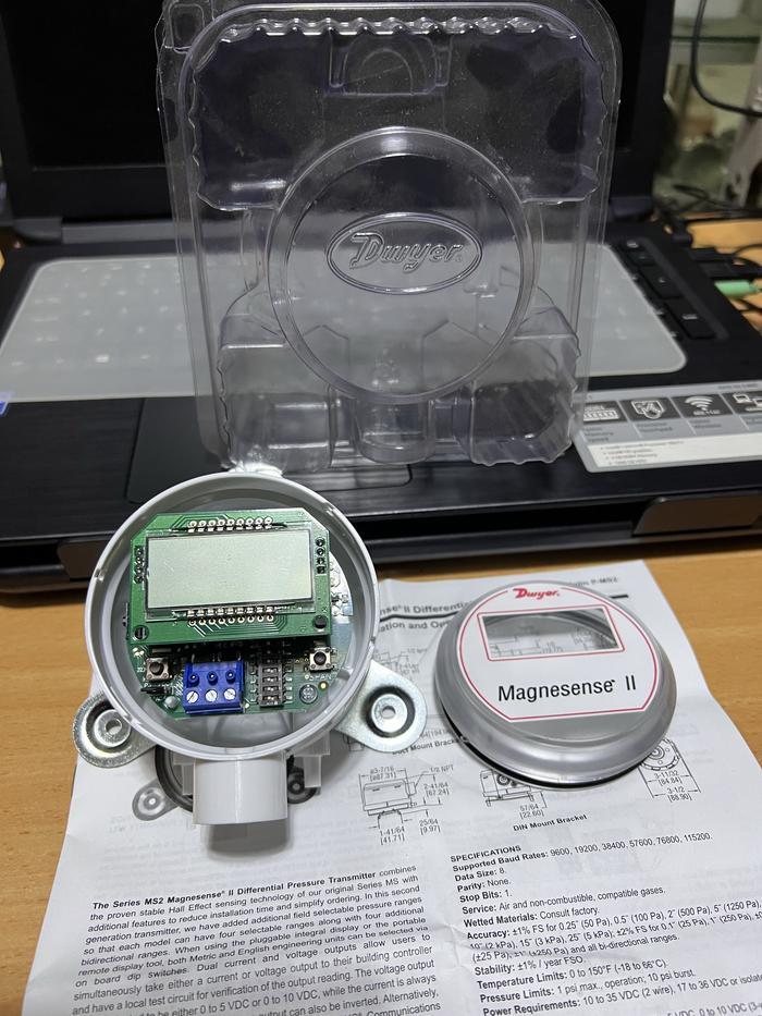 Jual Pressure sensor Dwyer MS2-W101-LCD Magnesense Differential transmitter - Kota Bandung ...