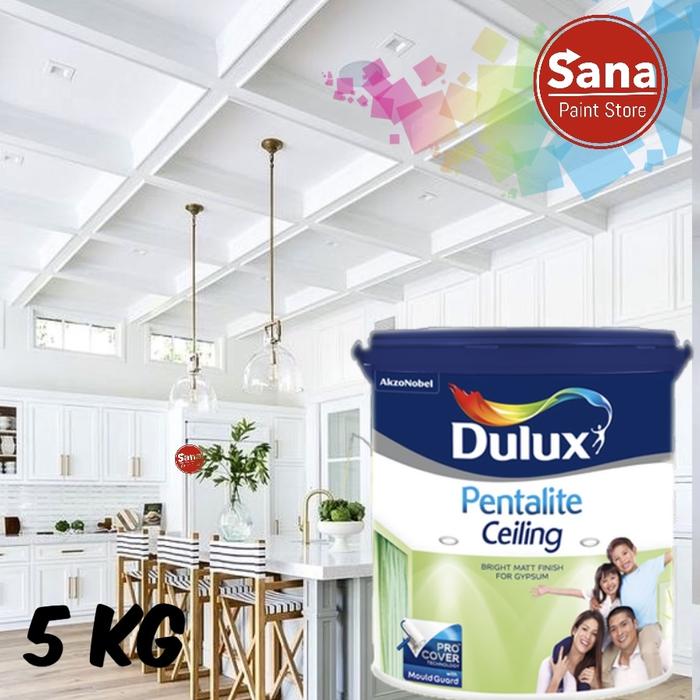 Jual DULUX PENTALITE CEILING WHITE SUPER MAT 5 KILO GRAM - Kota Bekasi ...