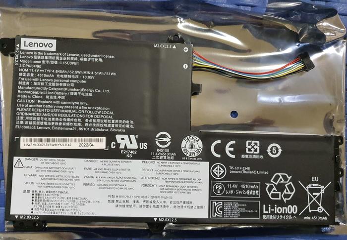 Jual Baterai lenovo 330s-14ikb 330s-15arr 330s-15ikb L15C3PB1 L15C3PB0 ...