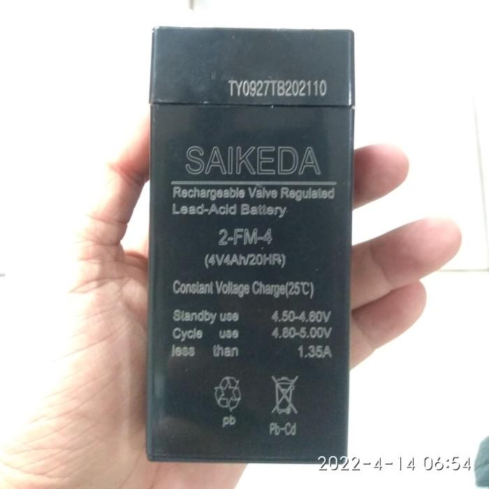 Jual BATERAI AKI 4V 4AH UNTUK TIMBANGAN DAN DIGITAL LAMPU SAIKEDA - Kab ...