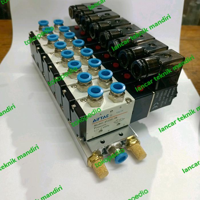 Jual SOLENOID VALVE 8 BARIS 4V210-08 AIRTAC - Jakarta Barat - lancar teknik mandiri | Tokopedia