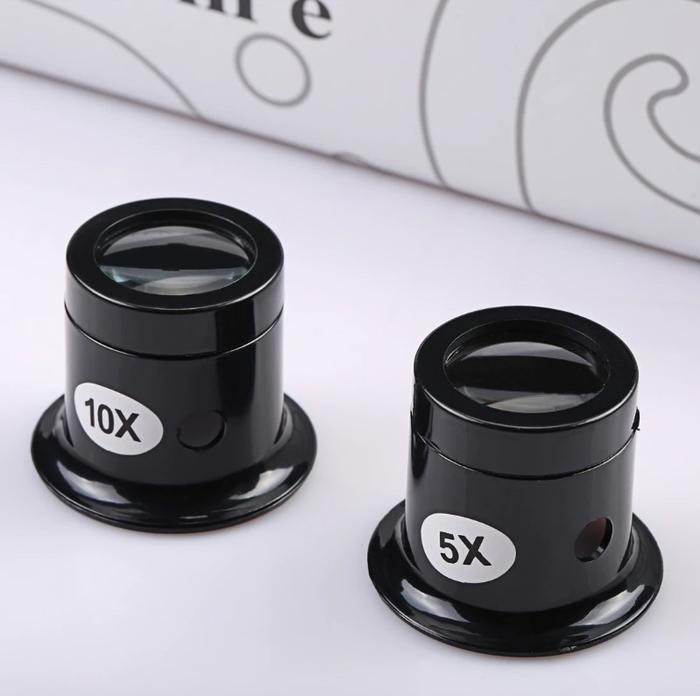 Jual Kaca Pembesar 5x 10x Eye Loop reparasi eye microscope eye piece ...
