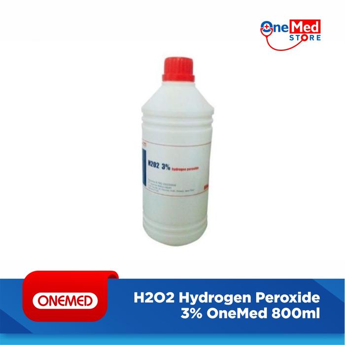 Jual H2O2 Hydrogen Peroxide 3% OneMed 800ml - Kota Surabaya - Onemed ...