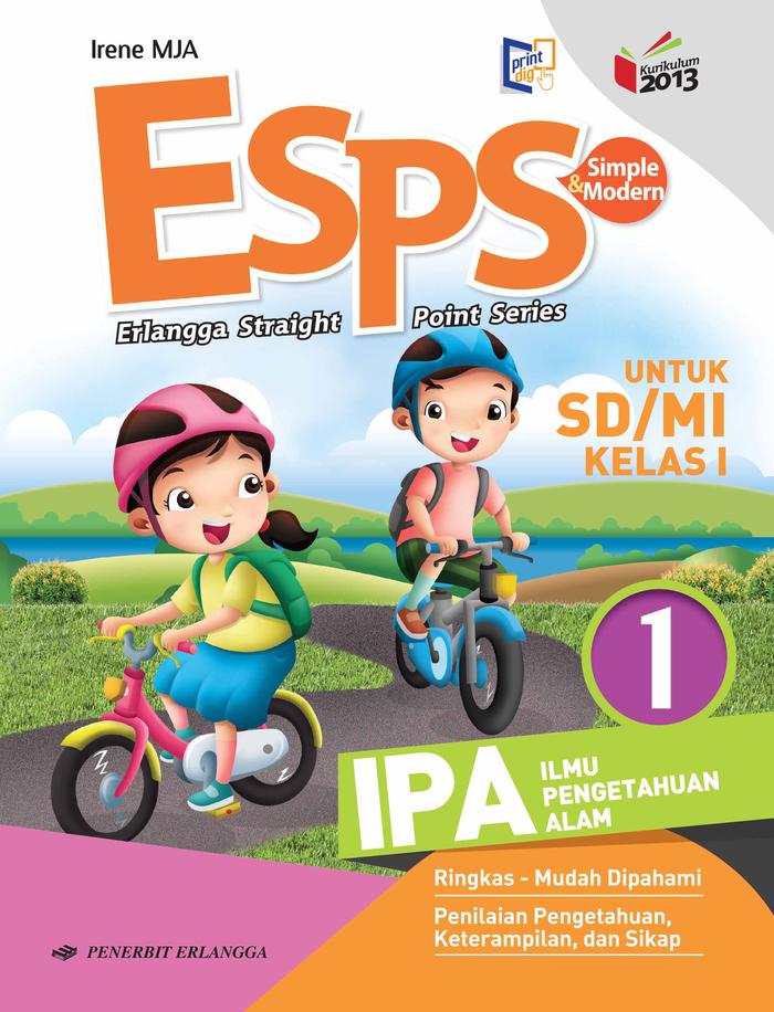 Jual ESPS: IPA SD/MI KELAS 1 2 3 4 5 6 K13N - KELAS 2 - Jakarta Timur - Penerbit Erlangga ...