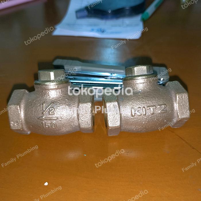 Jual SWING CHECK CEK VALVE VALEP 1/2" 1/2 INCH KITZ 150 JEPANG JAPAN ...
