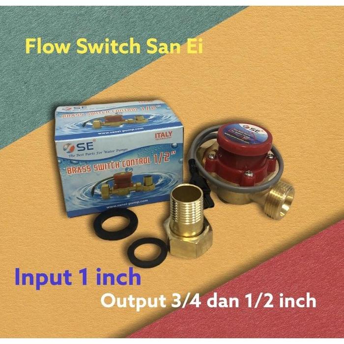 Jual Flow Switch SanEi 3/4 inch dan 1/2 inch Otomatis Pompa Air Water Flow - Jakarta Selatan ...