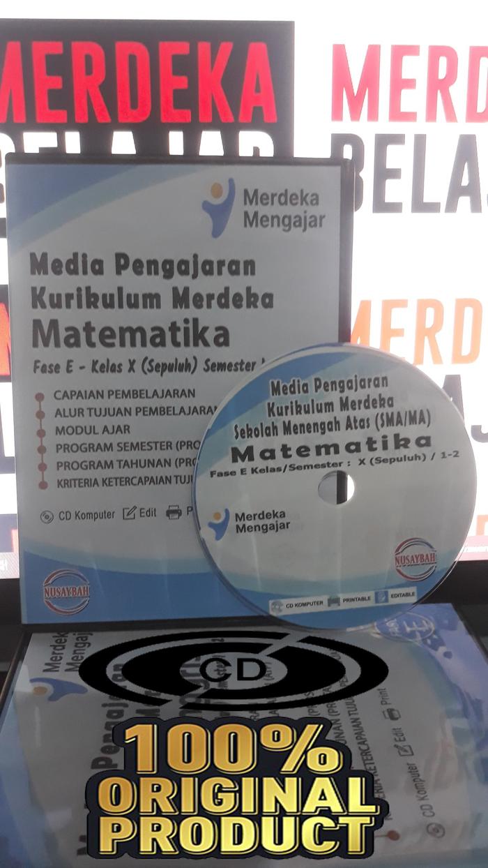 Jual CD MODUL AJAR KURIKULUM MERDEKA SMA MATEMATIKA FASE E KLS 10 ...