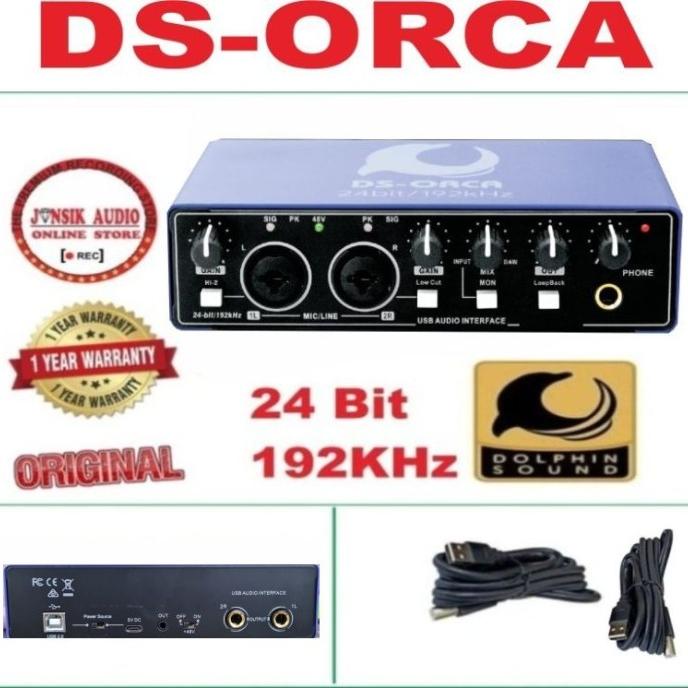 Jual Soundcard Dolphin Sound DS ORCA 2-Channel Audio Interface ...