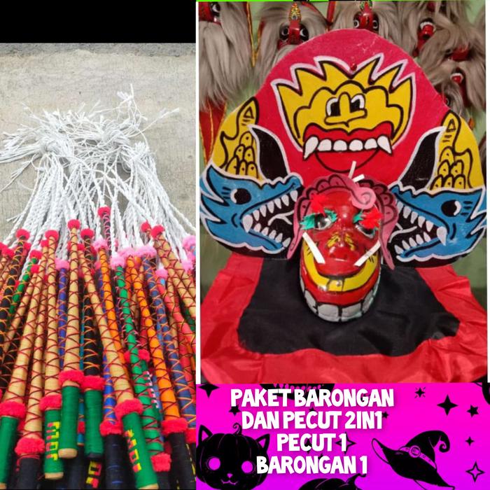 Jual mainan anak paket barongan 2in1 barongan+pecut - Jakarta Barat ...