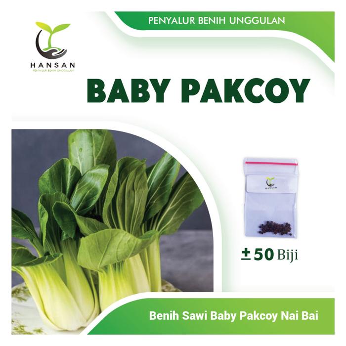 Promo 50 Benih Sawi Baby Pakcoy Nai Bai Sayuran Mini Toy Choy Known You ...