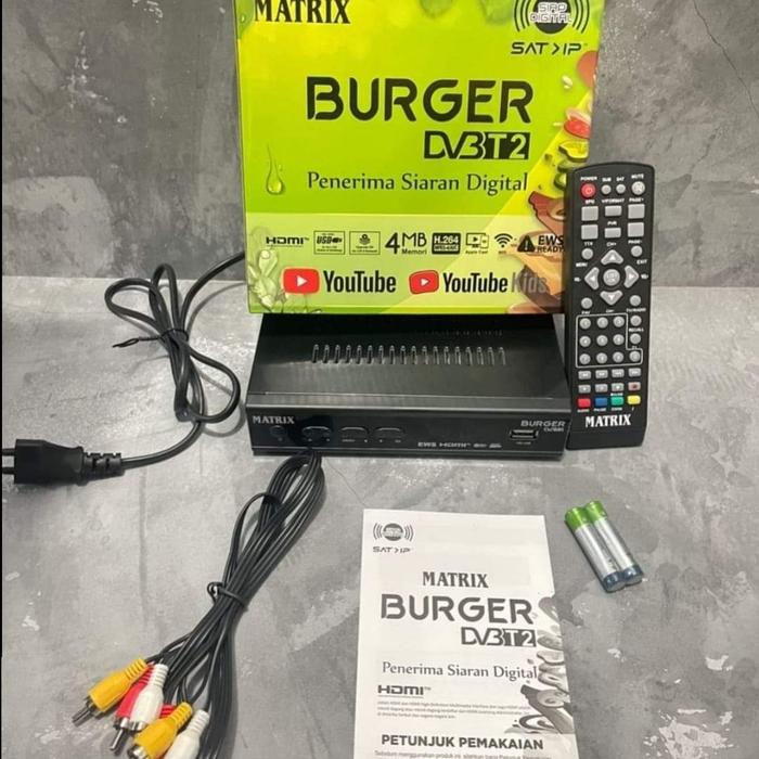 Jual Set Top Box TV digital Matrix Burger Hijau - Kota Tangerang - Shanum Alkesindo | Tokopedia
