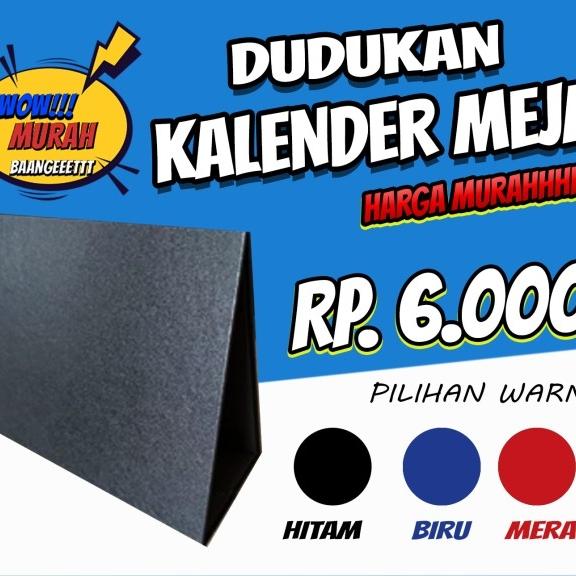 Jual DUDUKAN, TATAKAN KALENDER MEJA PLUSS LUBANG (untuk spiral) 21 X 15 ...