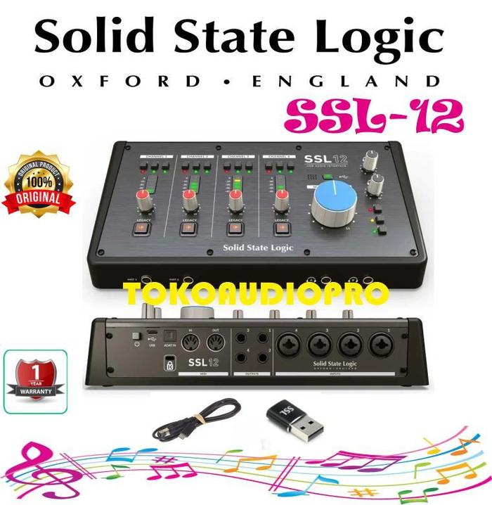 Jual Solid State Logic SSL12 USB Audio Interface SSL-12 - Jakarta Pusat ...