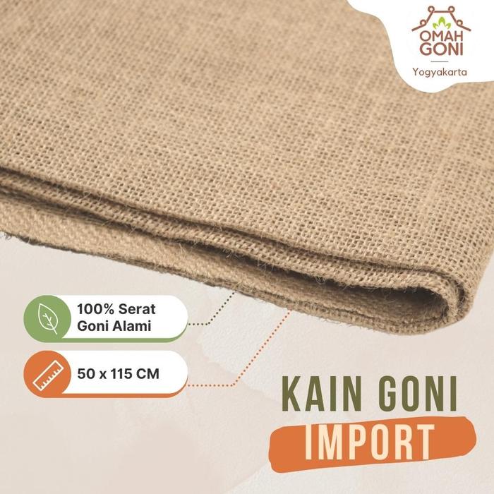 Jual Kain Goni Import Ukuran 50cm x 115cm - Bahan Karung Goni - Goni ...
