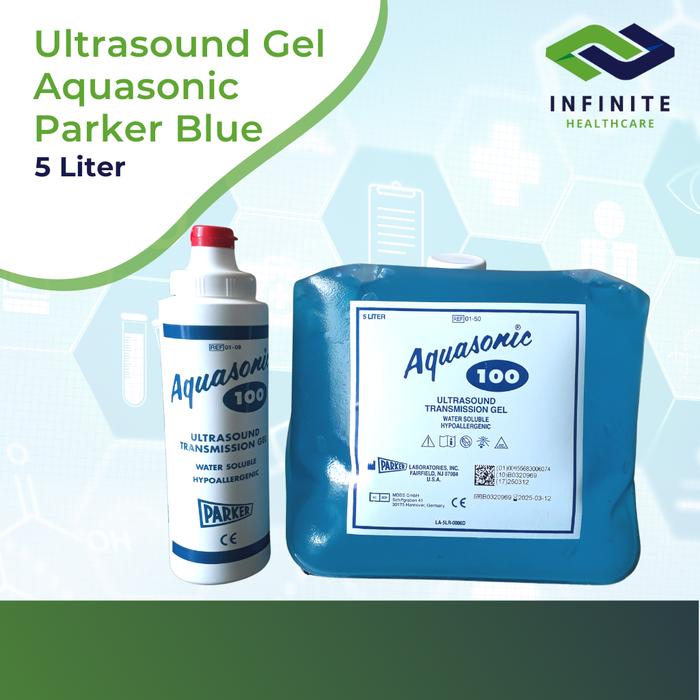 Jual Ultrasound Gel 5 Liter Parker Aquasonic Gel 5 Liter Blue USG Gel ...