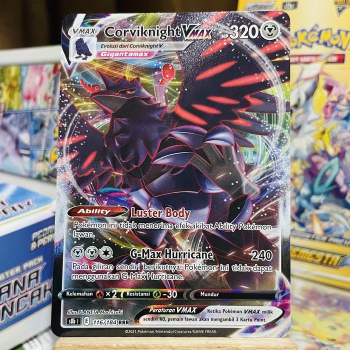 Jual Corviknight vmax v max Kartu pokemon indonesia tcg card - Kota ...