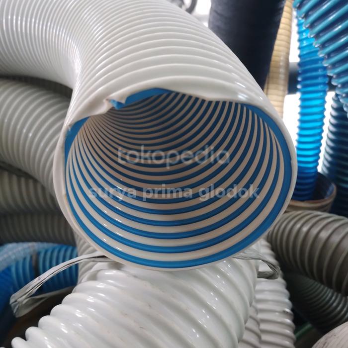 Jual selang flexible udara 4 inch/selang pvc duct hose 4" hisap debu ...