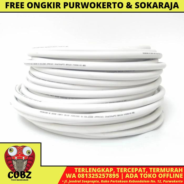 Jual 3 x 1.5 MM / NM NYM Tunggal Kabel Tembaga SNI Putih Meter - Kab ...