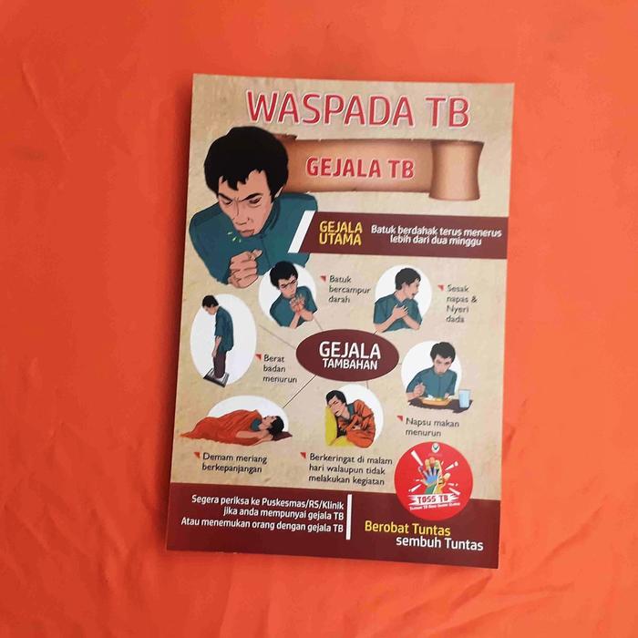 Jual Poster Waspada TB, Poster Gejala TB, LAMINASI GLOSSY - Kab. Sleman ...