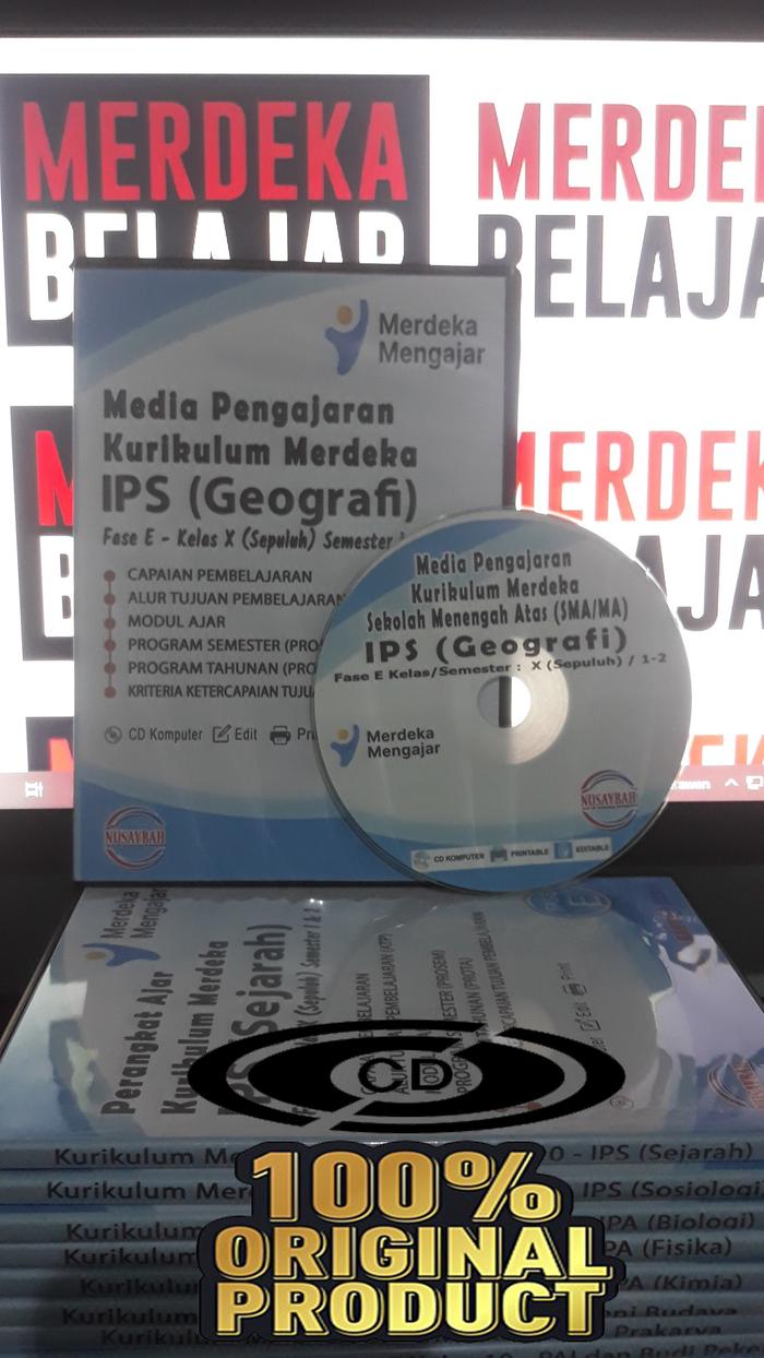 Jual CD MODUL AJAR KURIKULUM MERDEKA SMA IPS (GEOGRAFI)FASE E KLS 10 ...