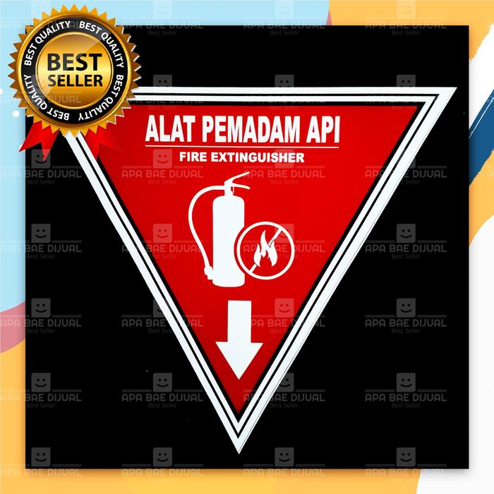 Promo Sticker | Stiker Segitiga Apar | Pemadam Kebakaran - Kota ...