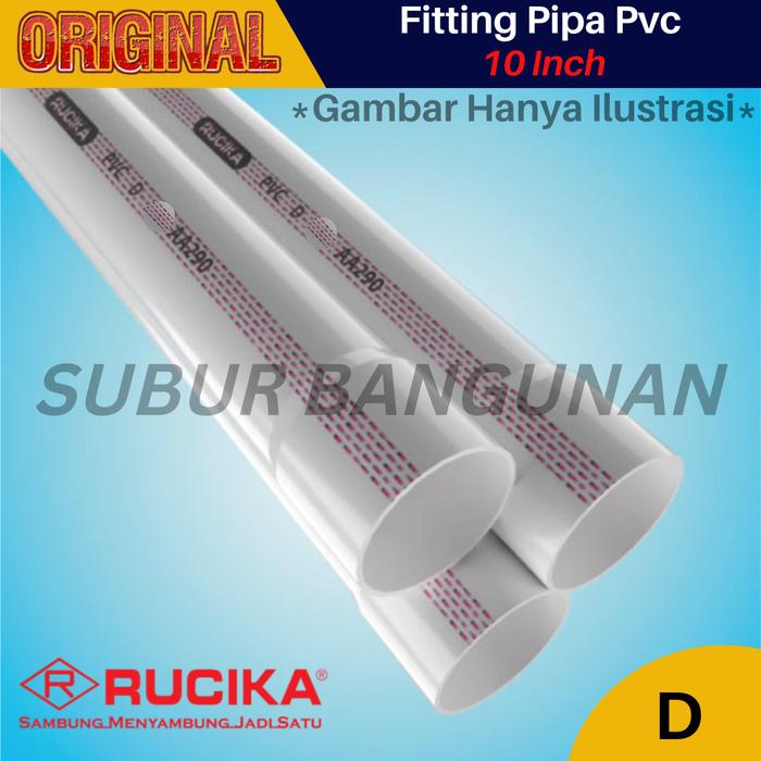 Promo Pipa PVC Rucika D 10" Pipa Paralon Pralon 10 Inch Pipa Air - Kota Makassar - Subur ...