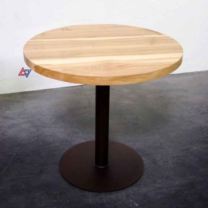 Jual Top Meja Only Top Table Bulat Jati Meja Makan Cafe 70cm - Kab ...