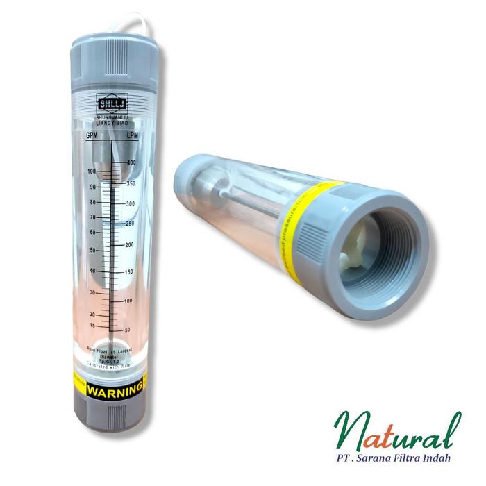 Jual Flow Meter / Rotameter 10 - 100 GPM, In Dan Out 1,5 Inch Model ...