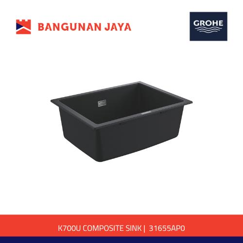 Promo GROHE K700U COMPOSITE SINK BAK CUCI PIRING GRANITE BLACK ...